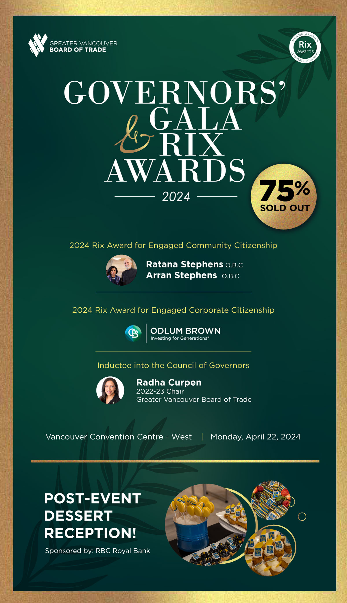 Attend our annual Governors' Gala & Rix Awards